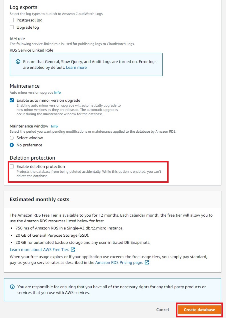 使用 Amazon Rds 创建并连接到 Postgresql 数据库